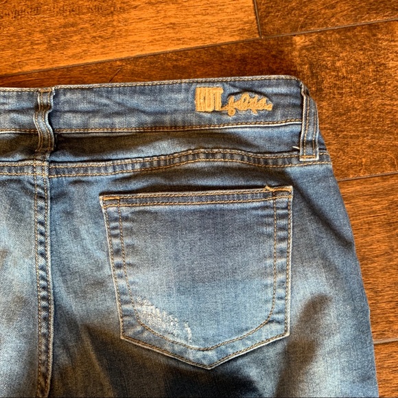 Kut from the Kloth | Jeans | Kftk Destroyed Cropped Straightslim Jeans ...